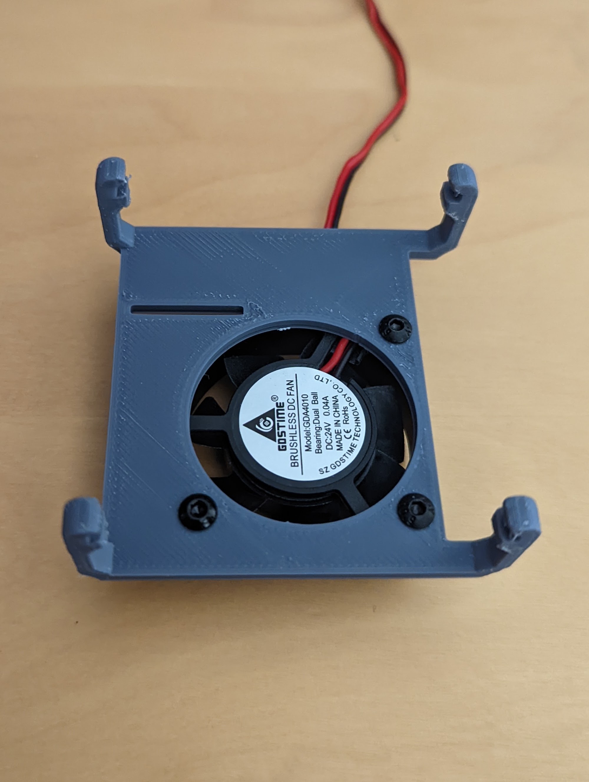 Raspberry Pi 40mm Clip on Fan Mount por revnull | Descargar modelo STL ...