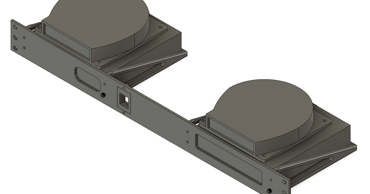 Ubiquiti Rack Mount for USG and UCK by Chris Crewdson | Download free ...
