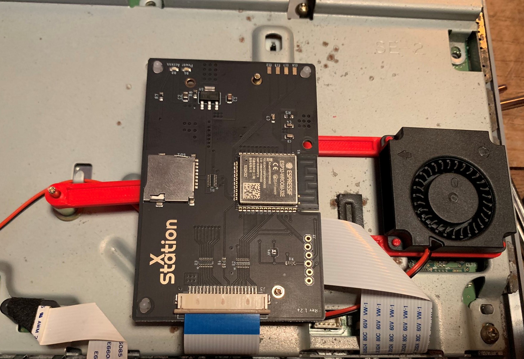 xStation fan mod (4010 Blower fan) by RetroGameRevival | Download free ...