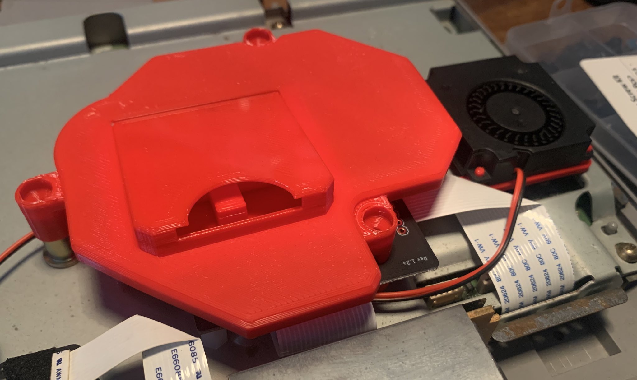 xStation fan mod (4010 Blower fan) by RetroGameRevival | Download free ...
