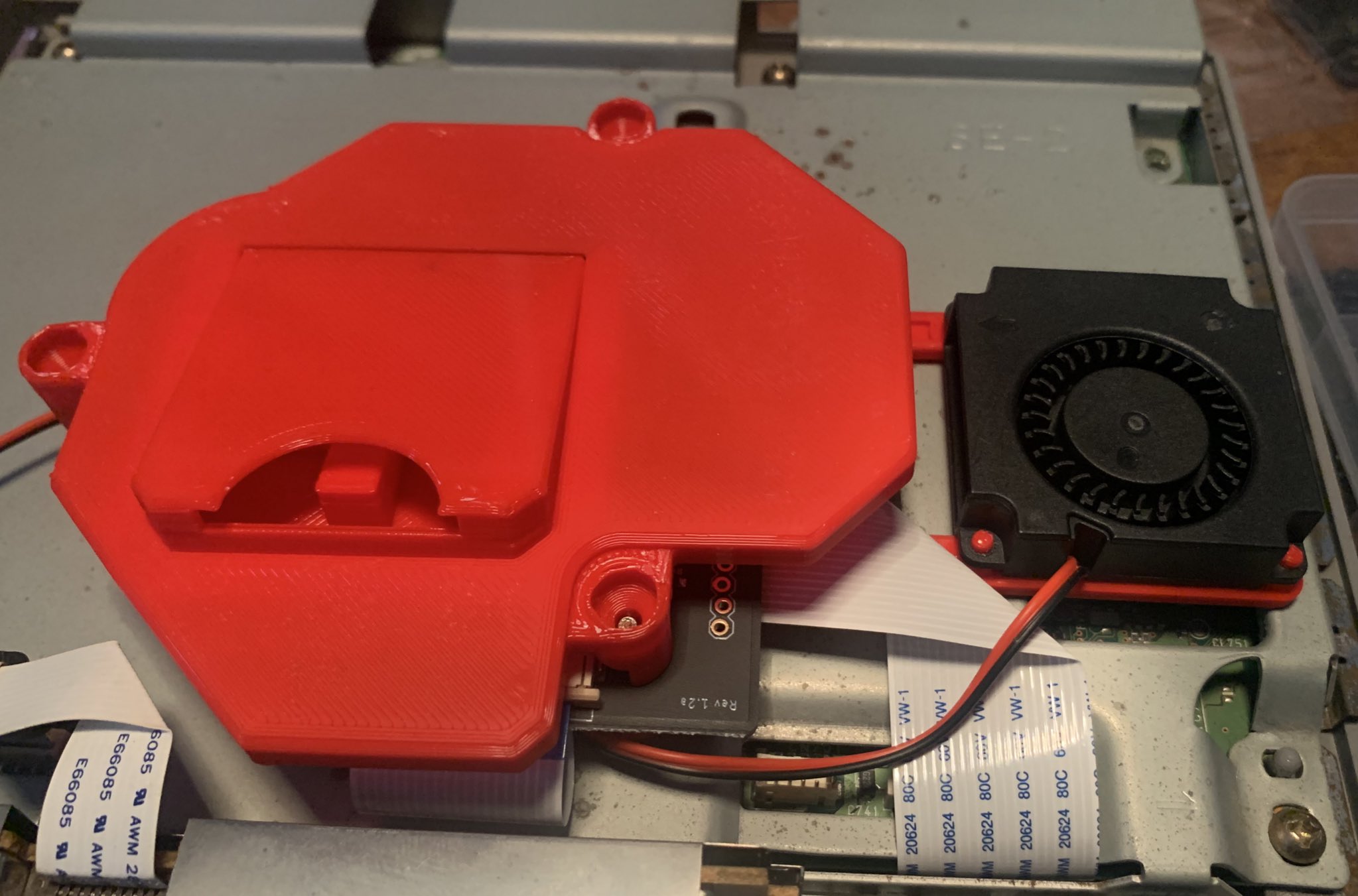xStation fan mod (4010 Blower fan) by RetroGameRevival | Download free ...