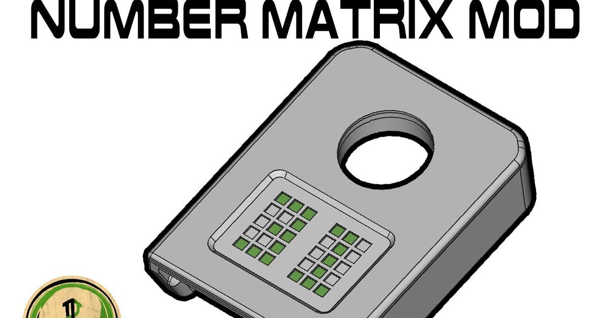memendez v2 base plate number matrix mod por UntangleWORKS | Descargar ...