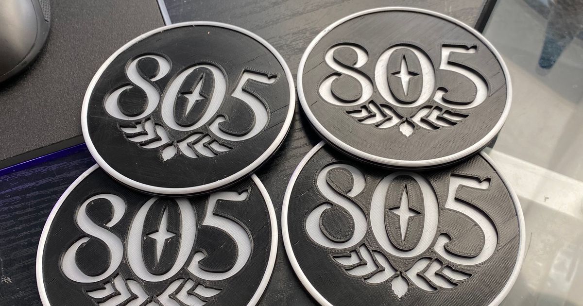 805 bear coaster set by cech74 | Download free STL model | Printables.com