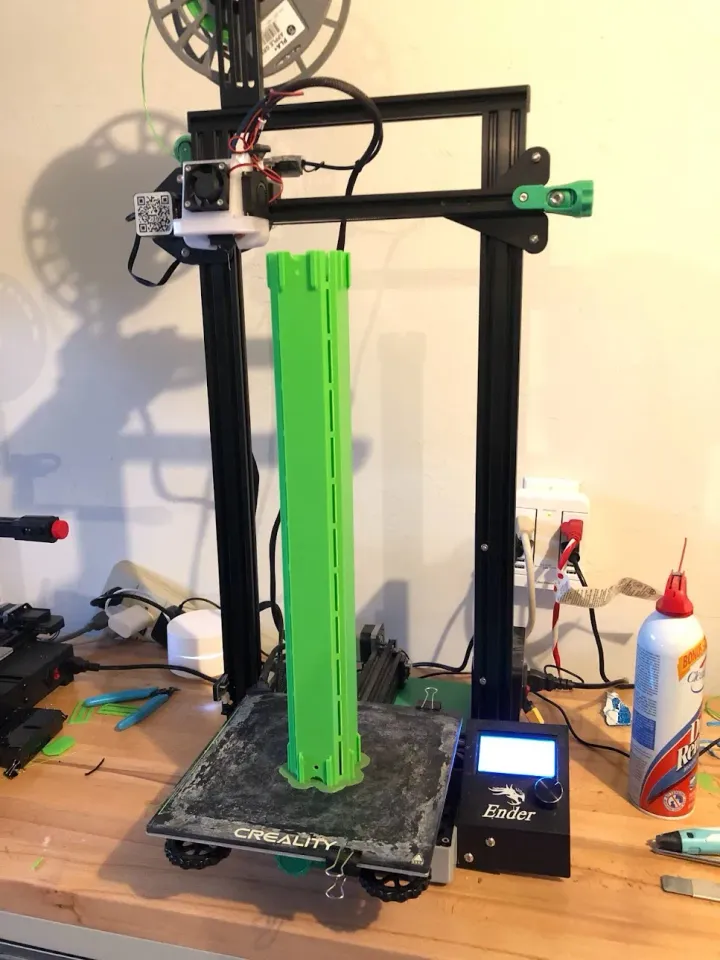 12 and 18 inch long Hotwheels Track by c_irons | Download free STL ...