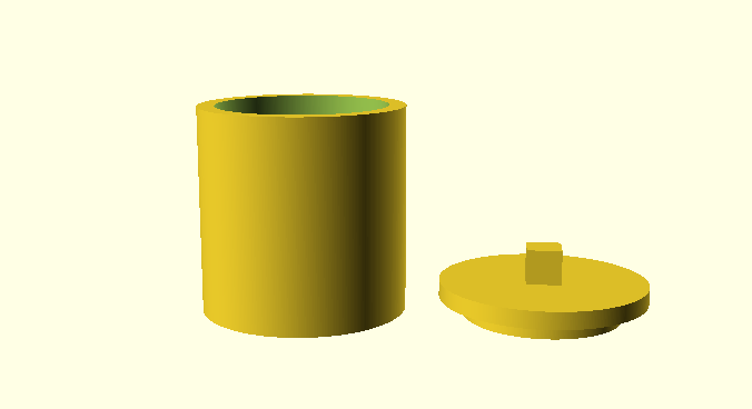 The Cylindrinator | Customizable SCAD Cylindrical container generator ...