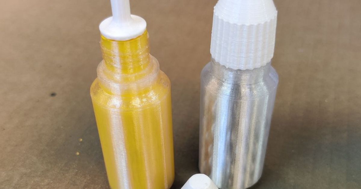 Model Paints Bottle by NiH | Download free STL model | Printables.com