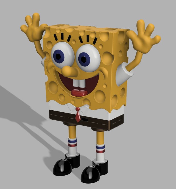 Full color SpongeBob SquarePants - Print in parts (no MMU). by GLeZz ...