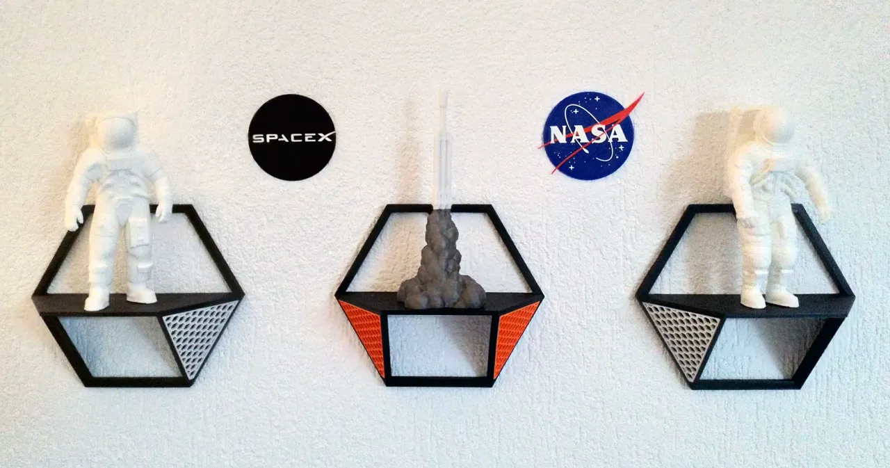 SpaceX Logo Plate by Sarusani | Download free STL model | Printables.com