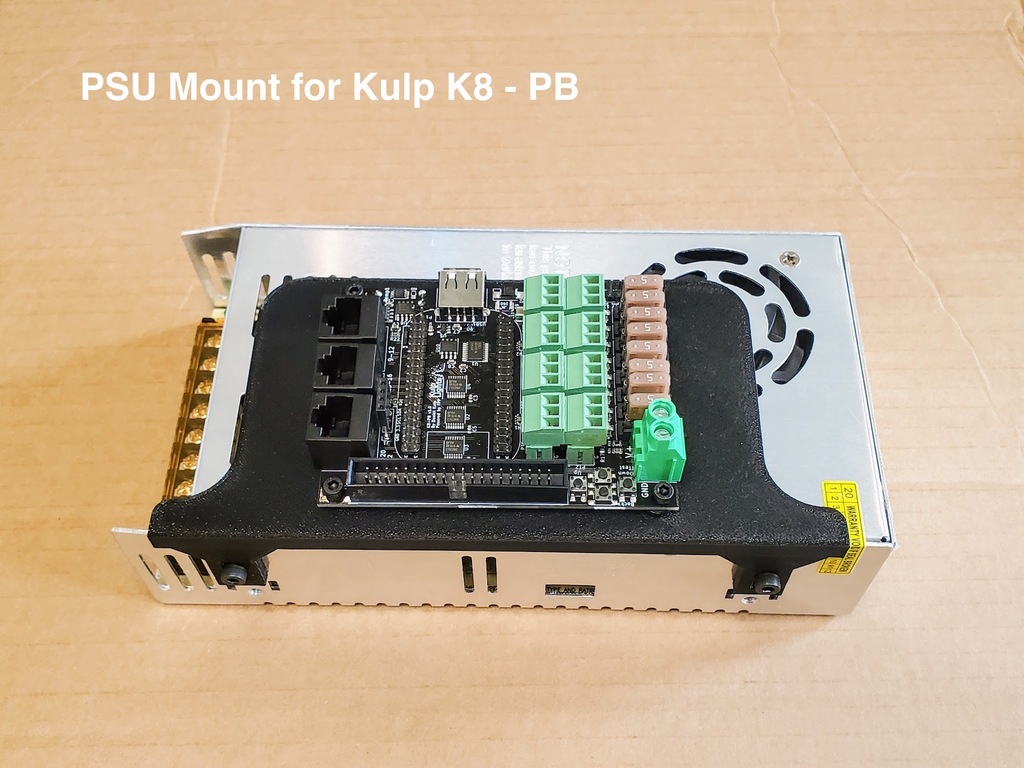 Kulp K8-PB (Pocket Beagle) Controller PSU Mount by Derik Whittaker | Download free STL model ...
