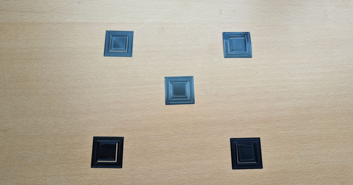 Parametric Bed Level Squares (STEP + F3D) by SanderG | Download free ...