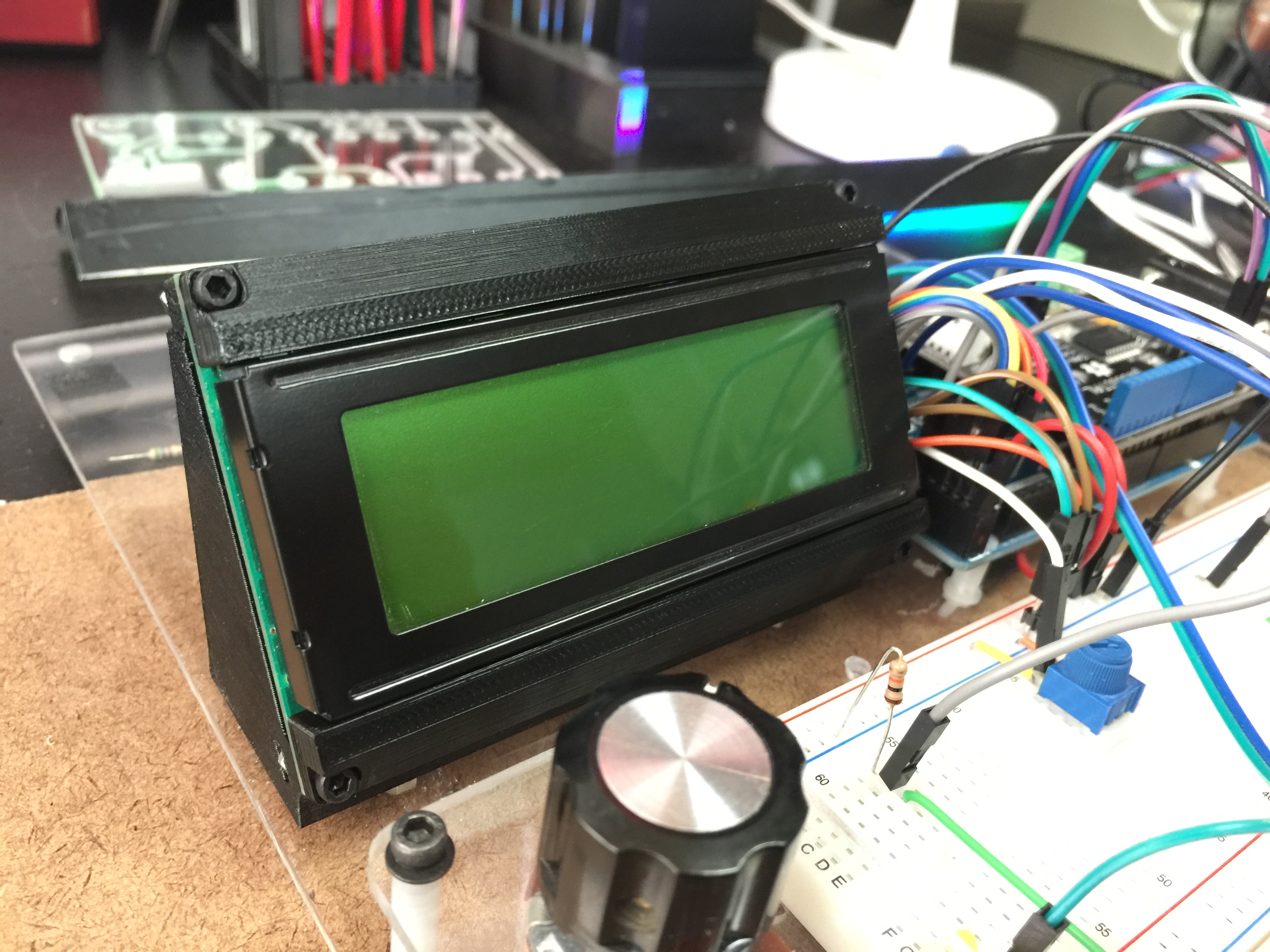 20x4 LCD Display Stand por McMatt | Descargar modelo STL gratuito ...