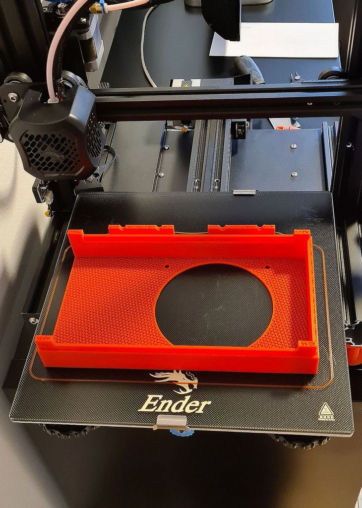 Ender 3 V2 PSU Cover flat bottom 92mm Fan by maker4fun | Download free ...