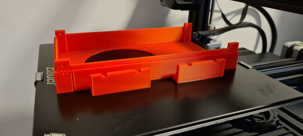 Ender 3 V2 PSU Cover flat bottom 92mm Fan by maker4fun | Download free ...
