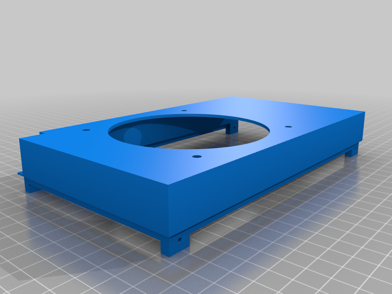 Ender 3 V2 PSU Cover flat bottom 92mm Fan by maker4fun | Download free ...