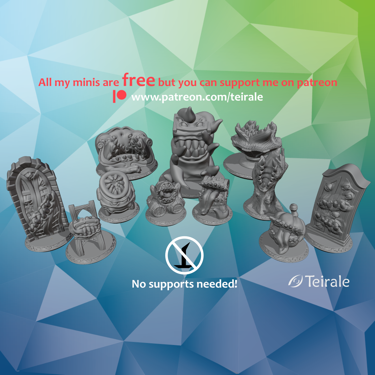 (38) Mimic Table - No supports needed by Teirale | Download free STL ...