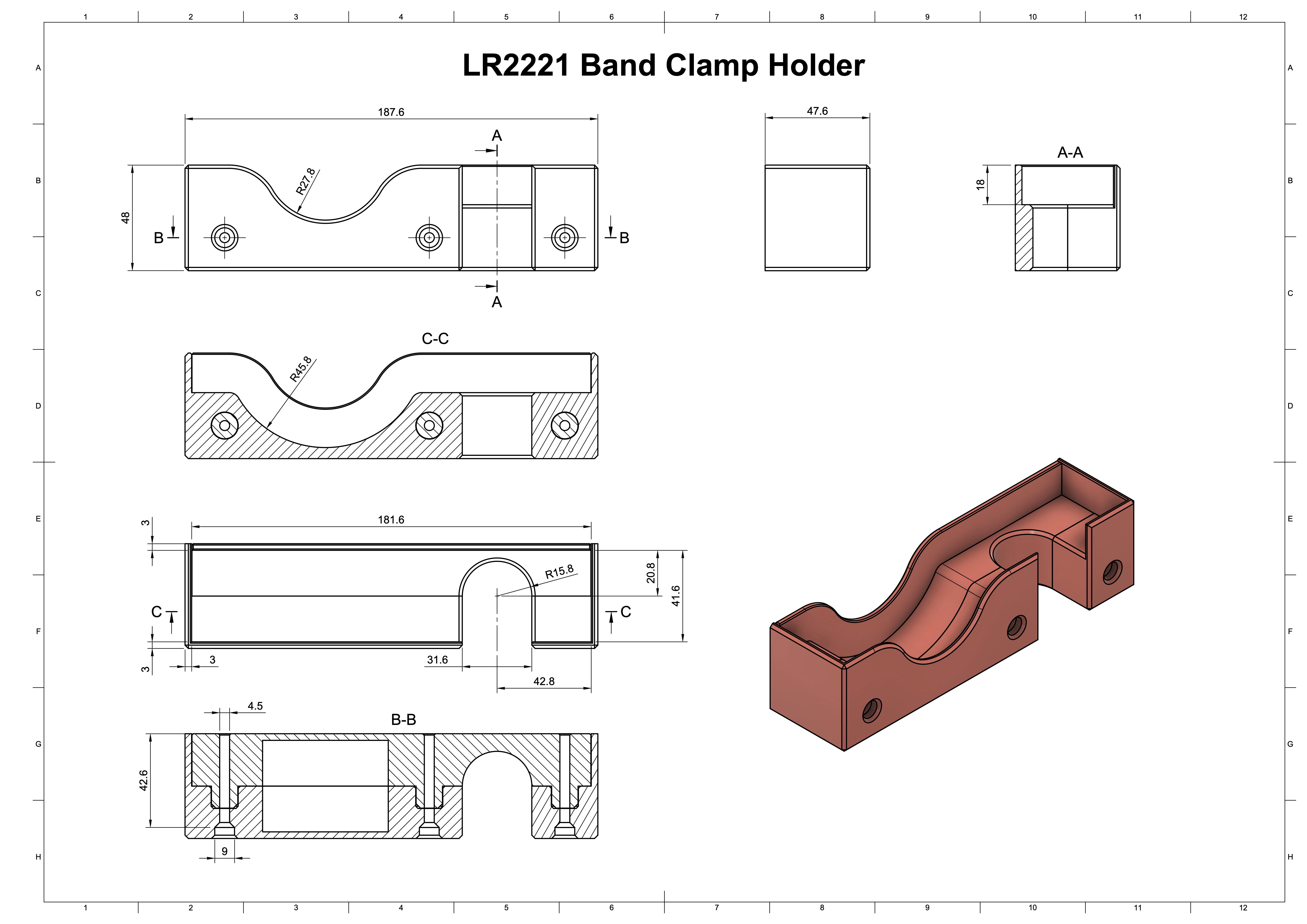 Wall Holder for Band Clamp (designed for Bessey BAN 700) by Metikumi ...