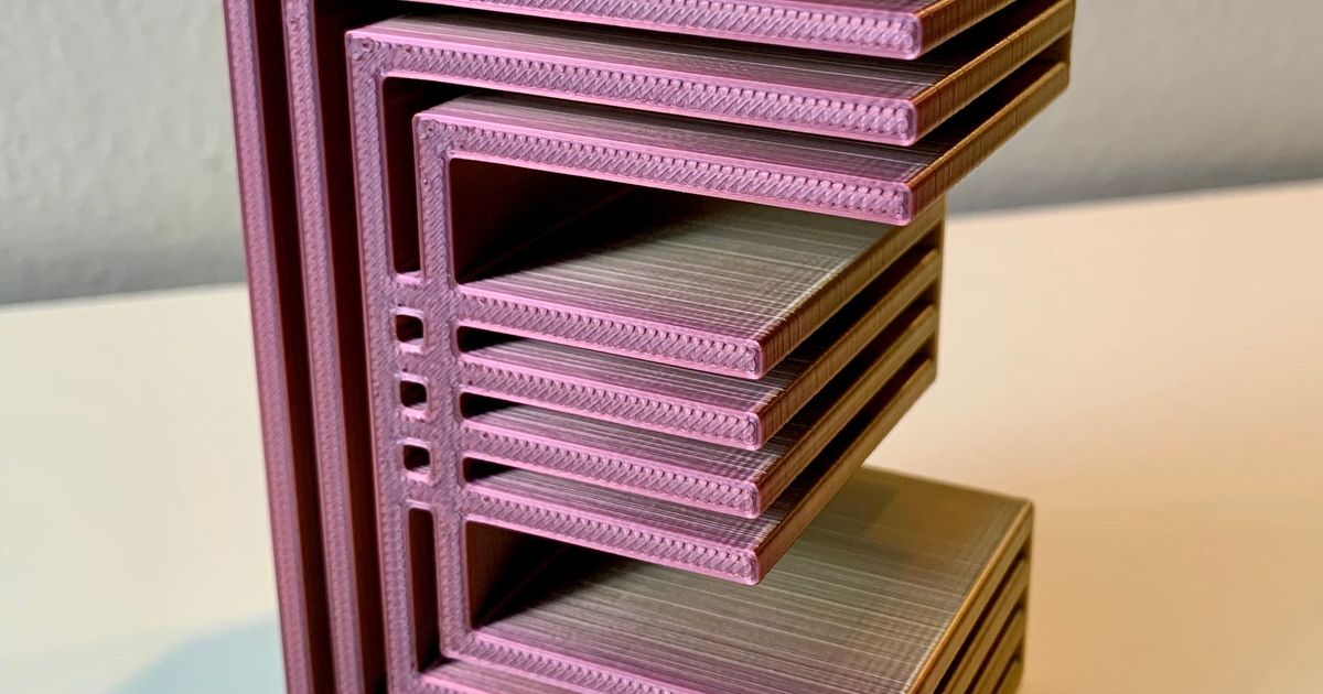 Decorative Block Initial 'E' by Art G | Download free STL model ...