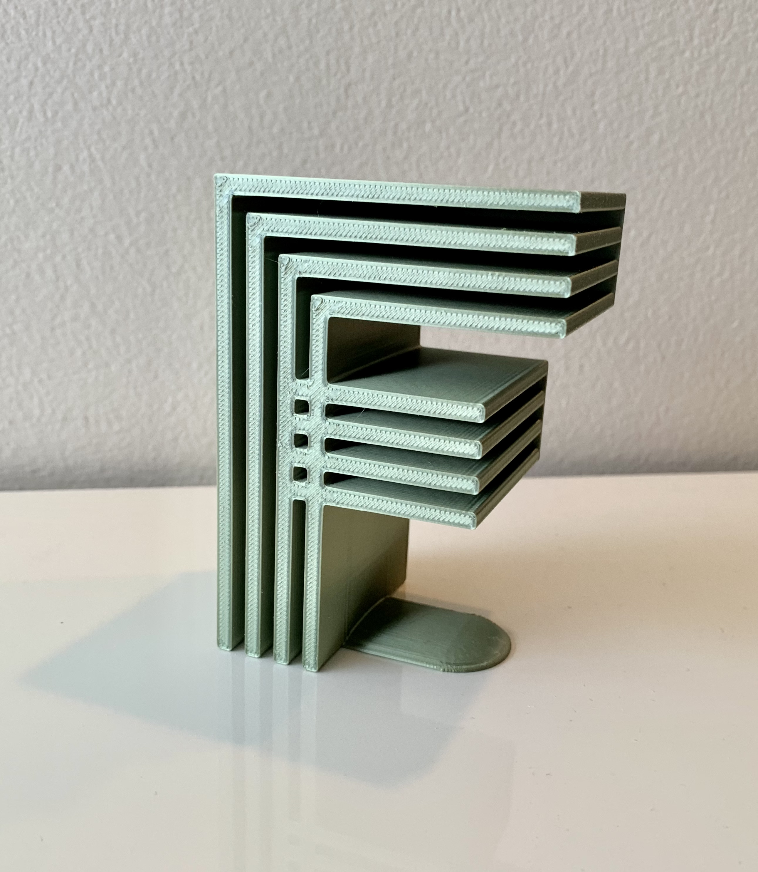 Decorative Block Initial 'F' by Art G | Download free STL model ...