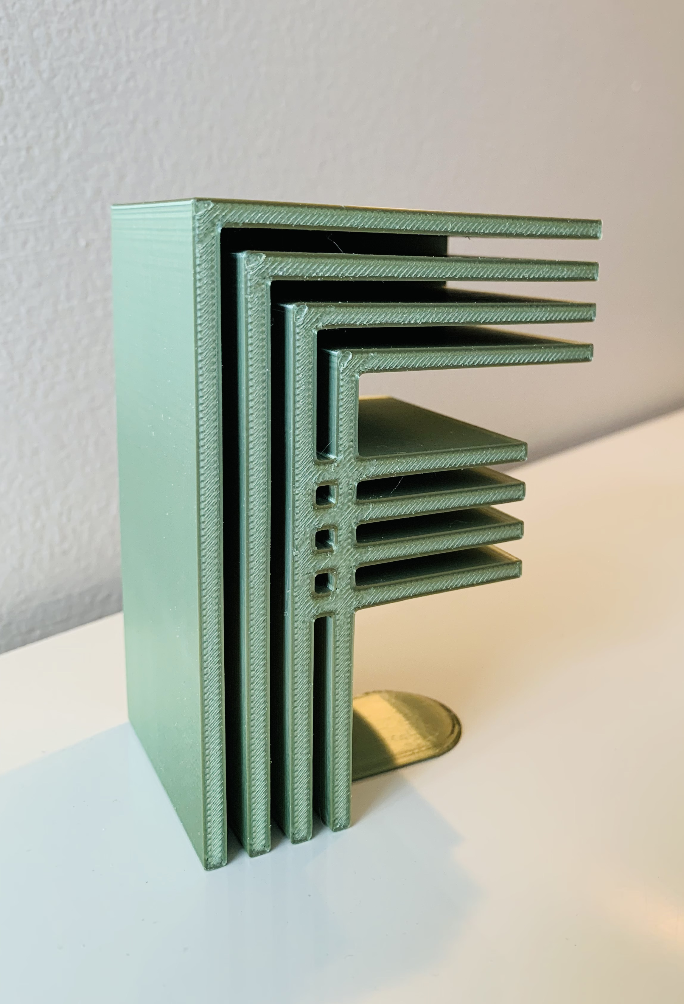 Decorative Block Initial 'F' by Art G | Download free STL model ...