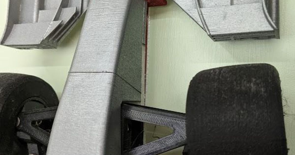 Command-Strip Wall Mount bracket for OpenRC F1 car od autora adavidm ...