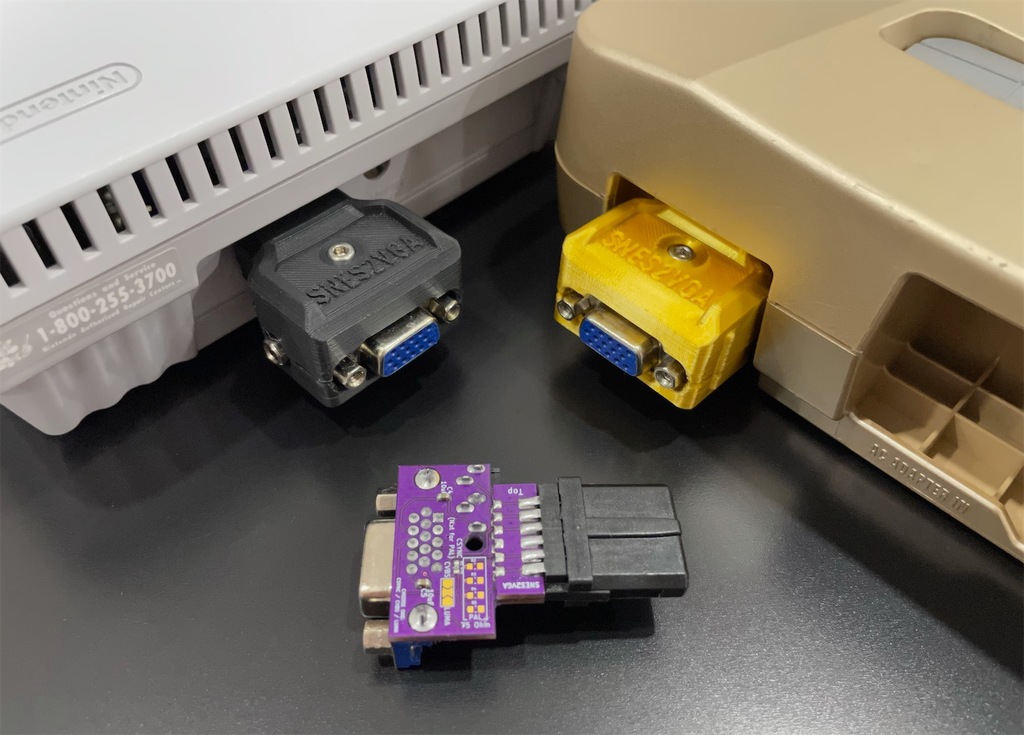 SNES2VGA Dongle for Nintendo Consoles by Jeff Chen | Download free STL ...