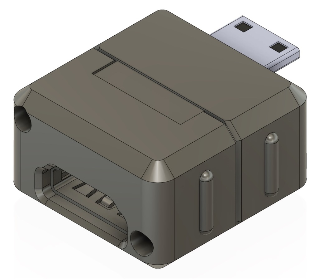 Mini to Full HDMI Adapter for N64Digital No-Cut Mod Dual Output by Jeff ...