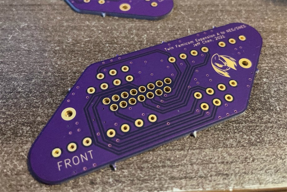 TwinDiamond - Twin Famicom Expansion A to NES & SNES Controller by Jeff ...