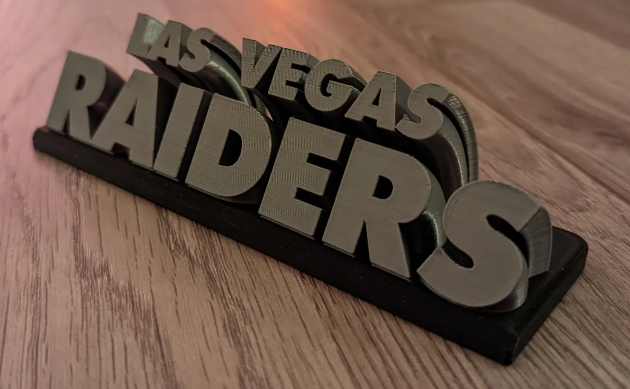 Raiders Name Tag by Neohhhh | Download free STL model | Printables.com