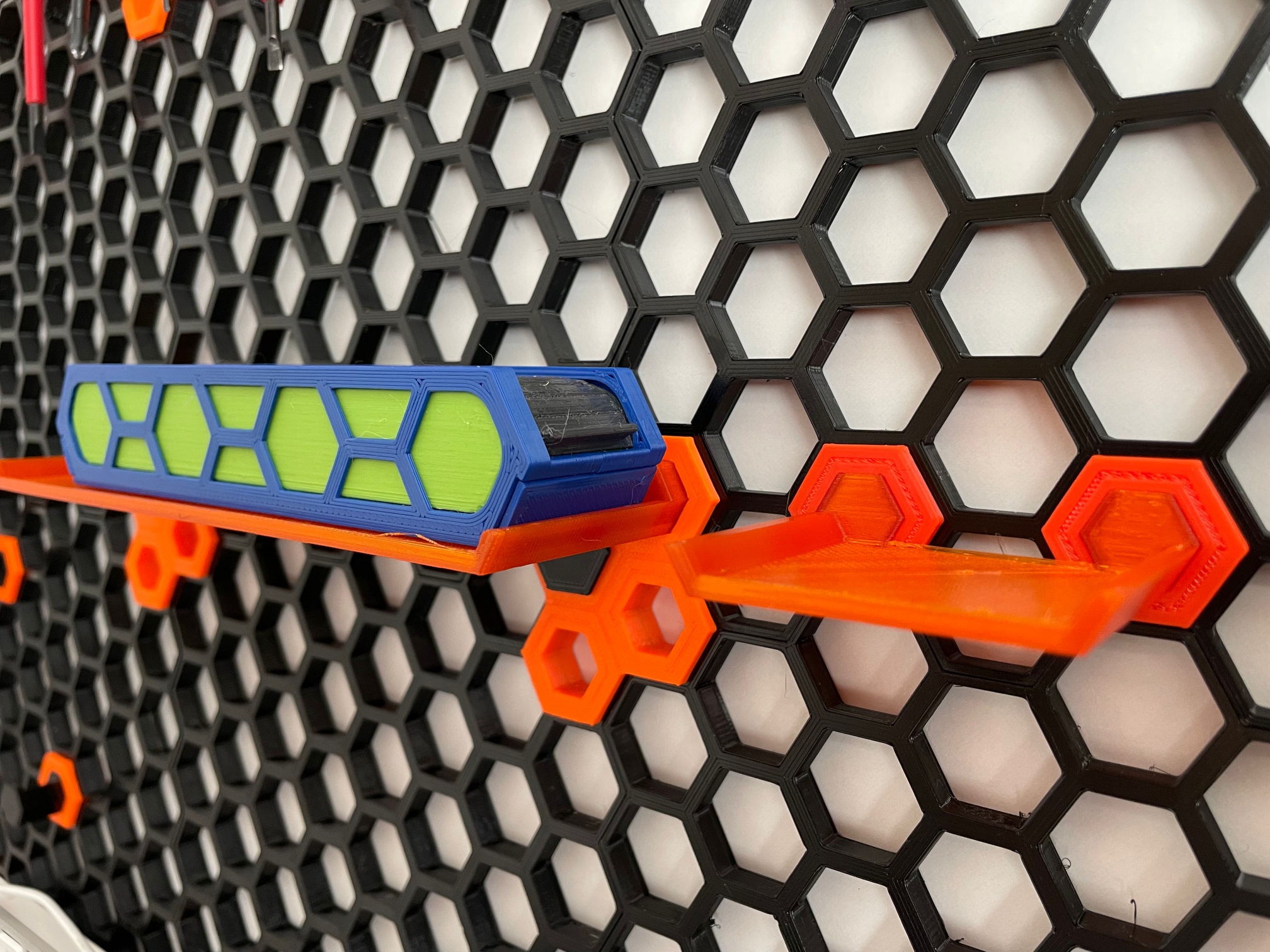 Honeycomb storage wall by RostaP | Download free STL model | Printables.com