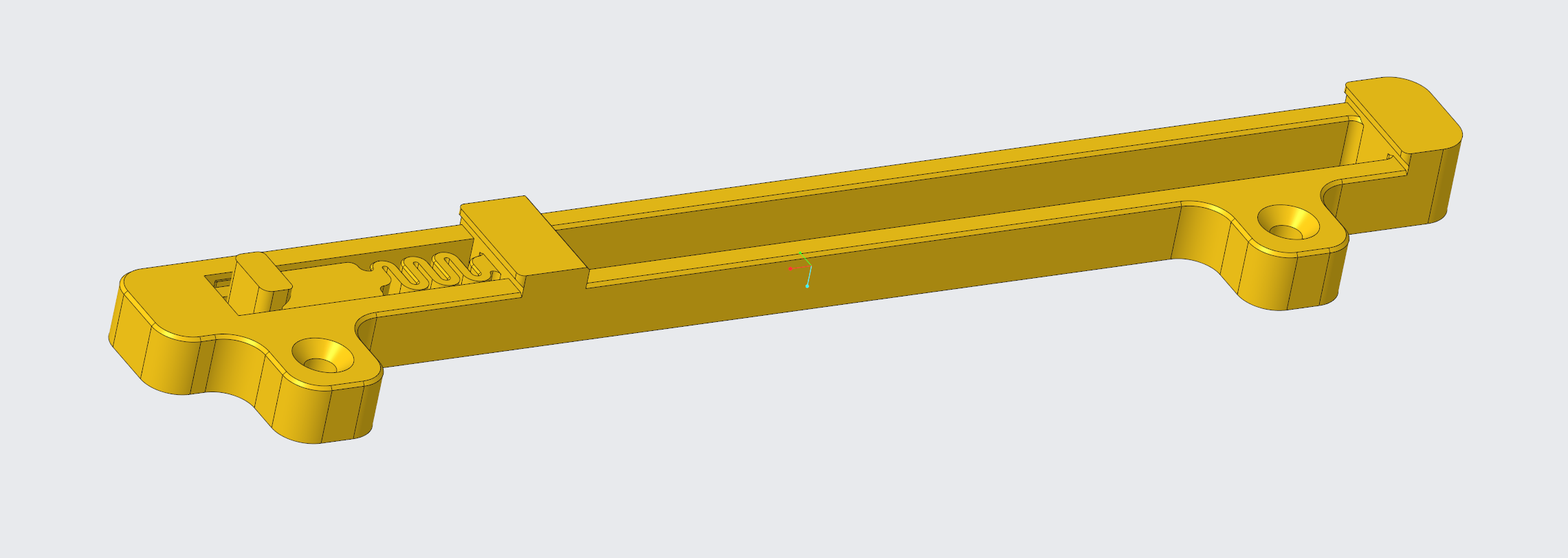 DIN Rail Adapter for Meanwell LRS-200-24 for V-Core3 400 by D!nu ...