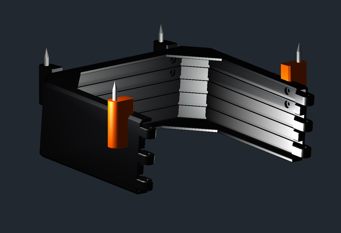 MMU Slot buffer shelf mount by steffanders | Download free STL model ...