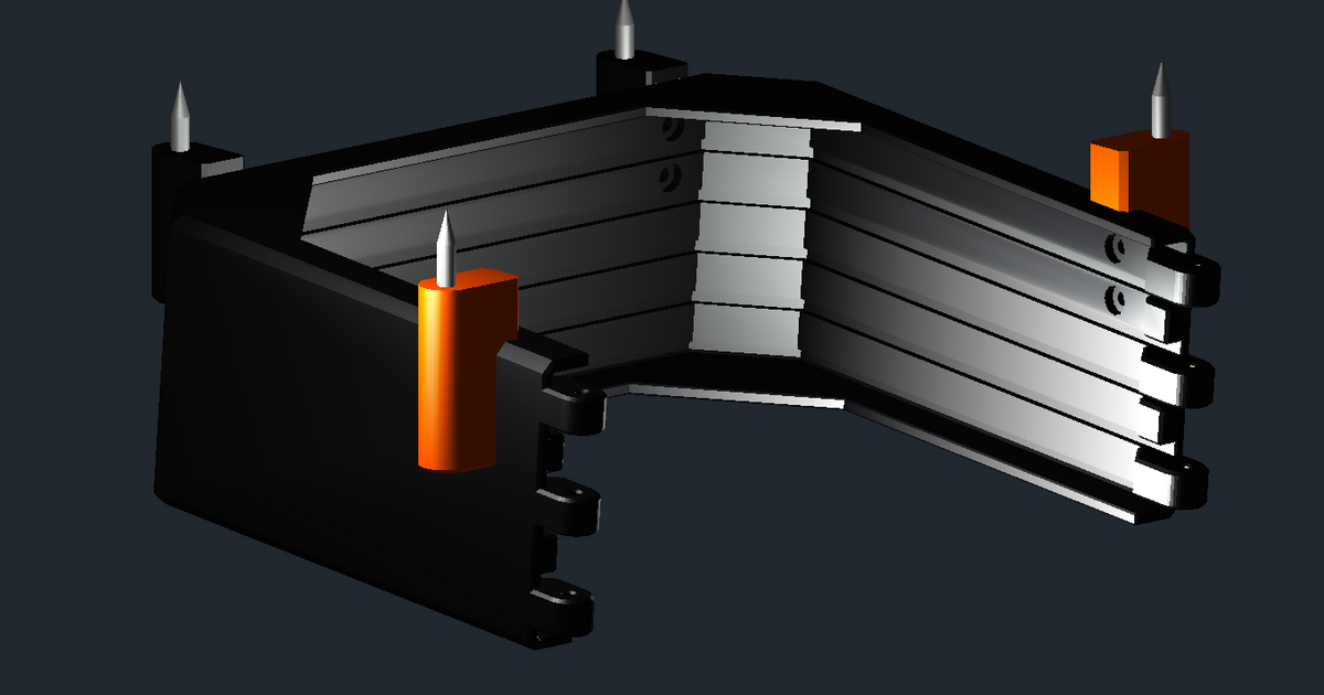 MMU Slot buffer shelf mount by steffanders | Download free STL model ...