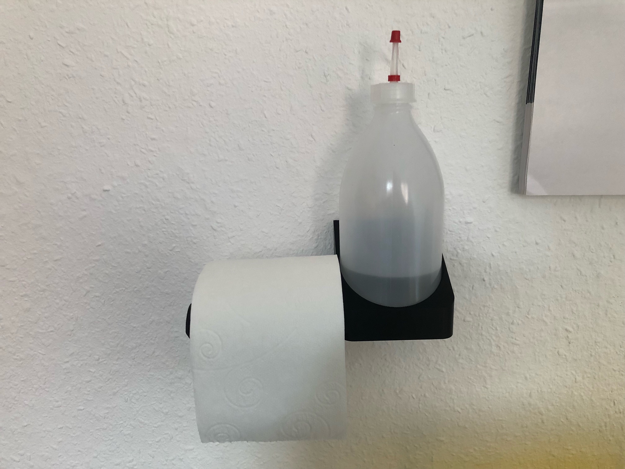 IPA-Bottle & toiletpaper holder, printbed cleaning station, different ...