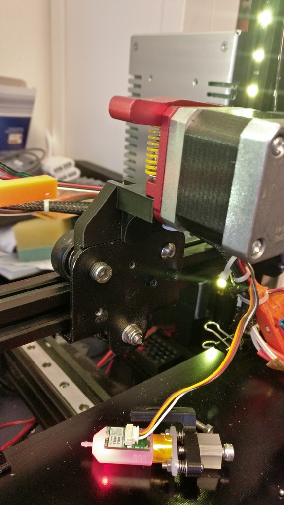 Ender 3 Direct Extruder mount for dual geared Extruder (CR10-S pro ...