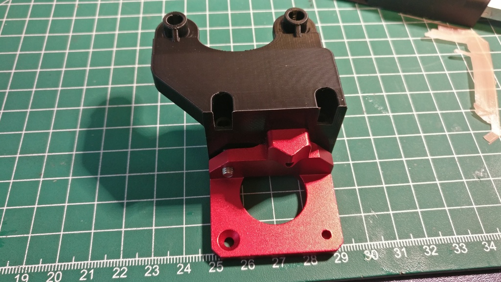 Ender 3 Direct Extruder mount for dual geared Extruder (CR10-S pro ...