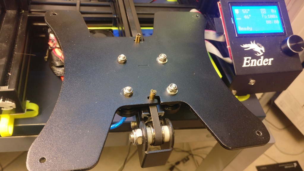 Heatbed carriage adapter Ender 3 (new Version, not pro) for linear Y ...