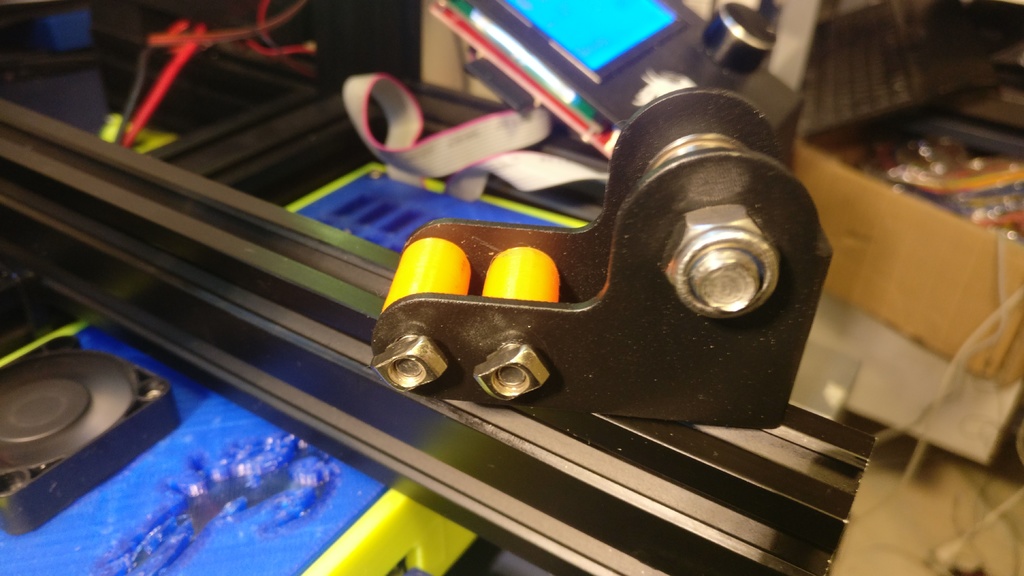 Heatbed carriage adapter Ender 3 (new Version, not pro) for linear Y ...
