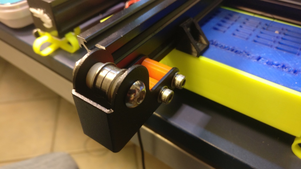 Heatbed carriage adapter Ender 3 (new Version, not pro) for linear Y ...