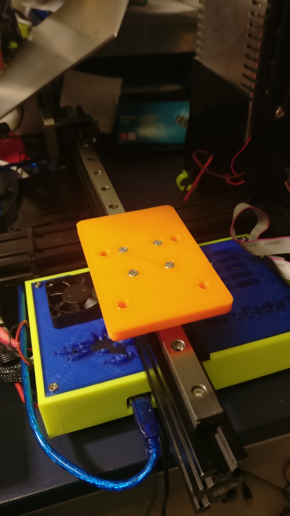 Heatbed carriage adapter Ender 3 (new Version, not pro) for linear Y ...