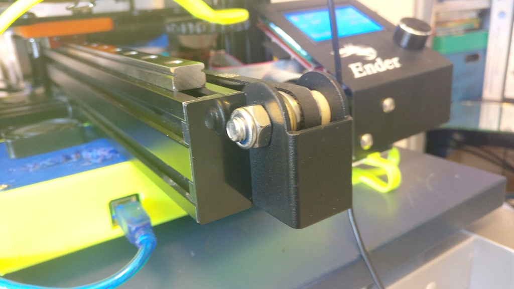 Heatbed carriage adapter Ender 3 (new Version, not pro) for linear Y ...