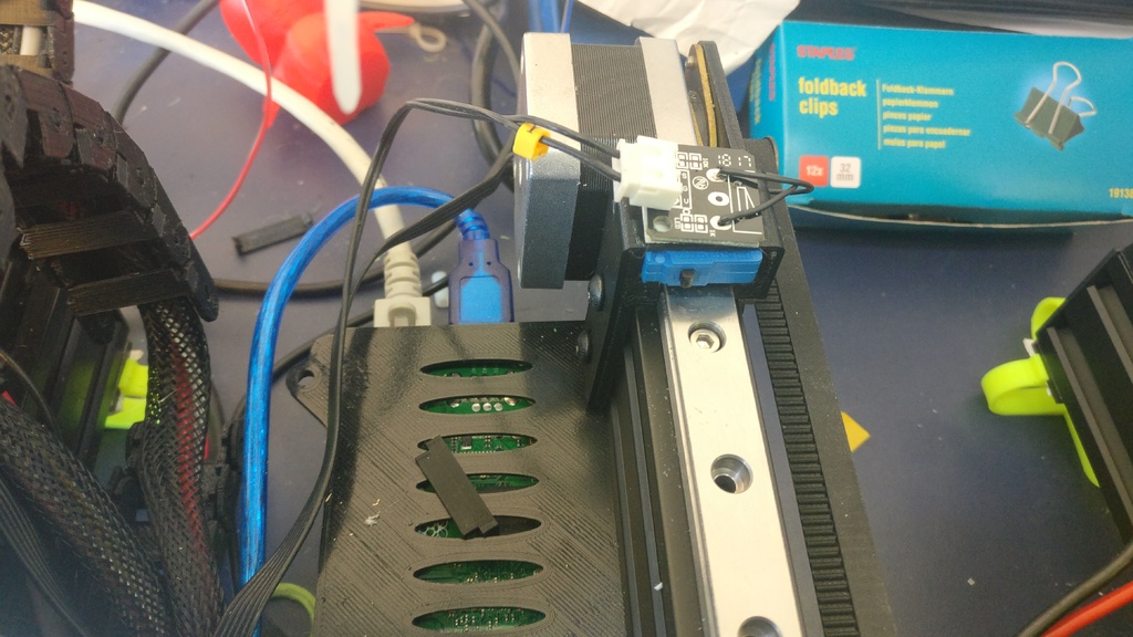 Heatbed carriage adapter Ender 3 (new Version, not pro) for linear Y ...