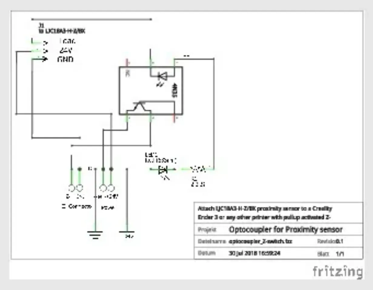How to attach a LJC18A3-H-Z/BX capacitive probe via optocoupler to ...