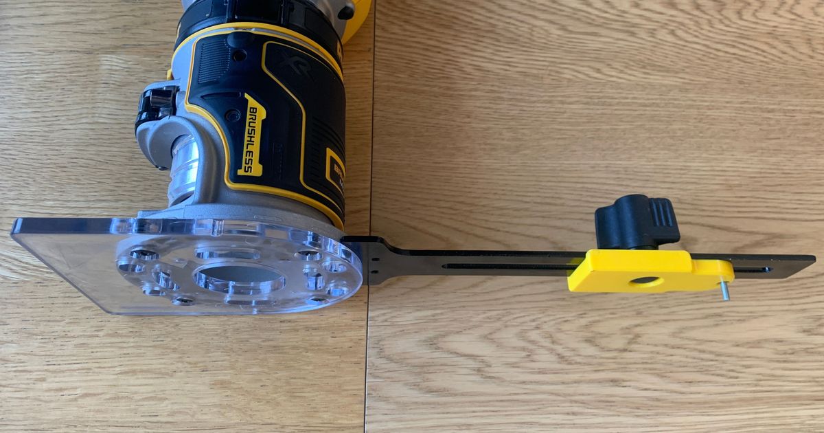 Circle Jig For DeWalt DCW600 DSW604 By Kajasx Download Free STL Model circle-jig-for-dewalt-dcw600-dsw604-by-kajasx-download-free-stl-model