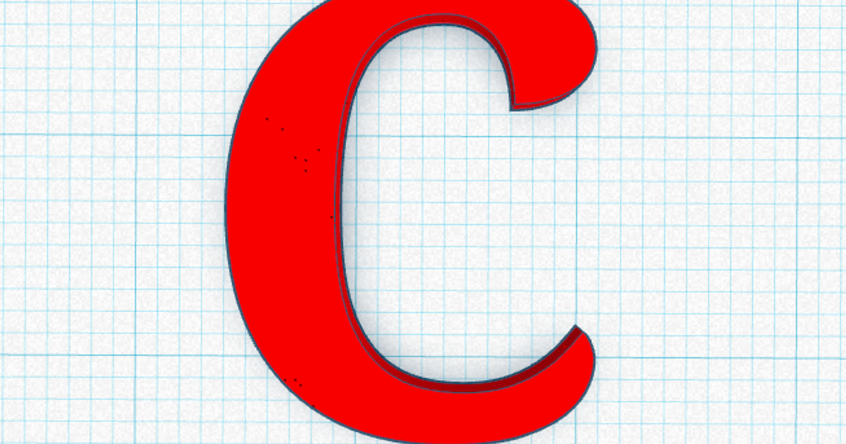 C by Alphabet | Download free STL model | Printables.com