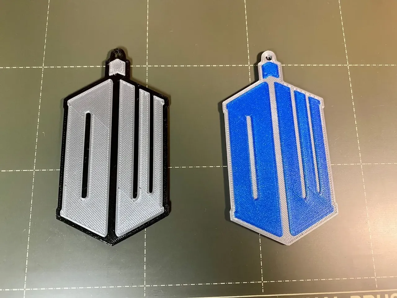 Doctor Who Keychain by nerdyviews | Download free STL model ...