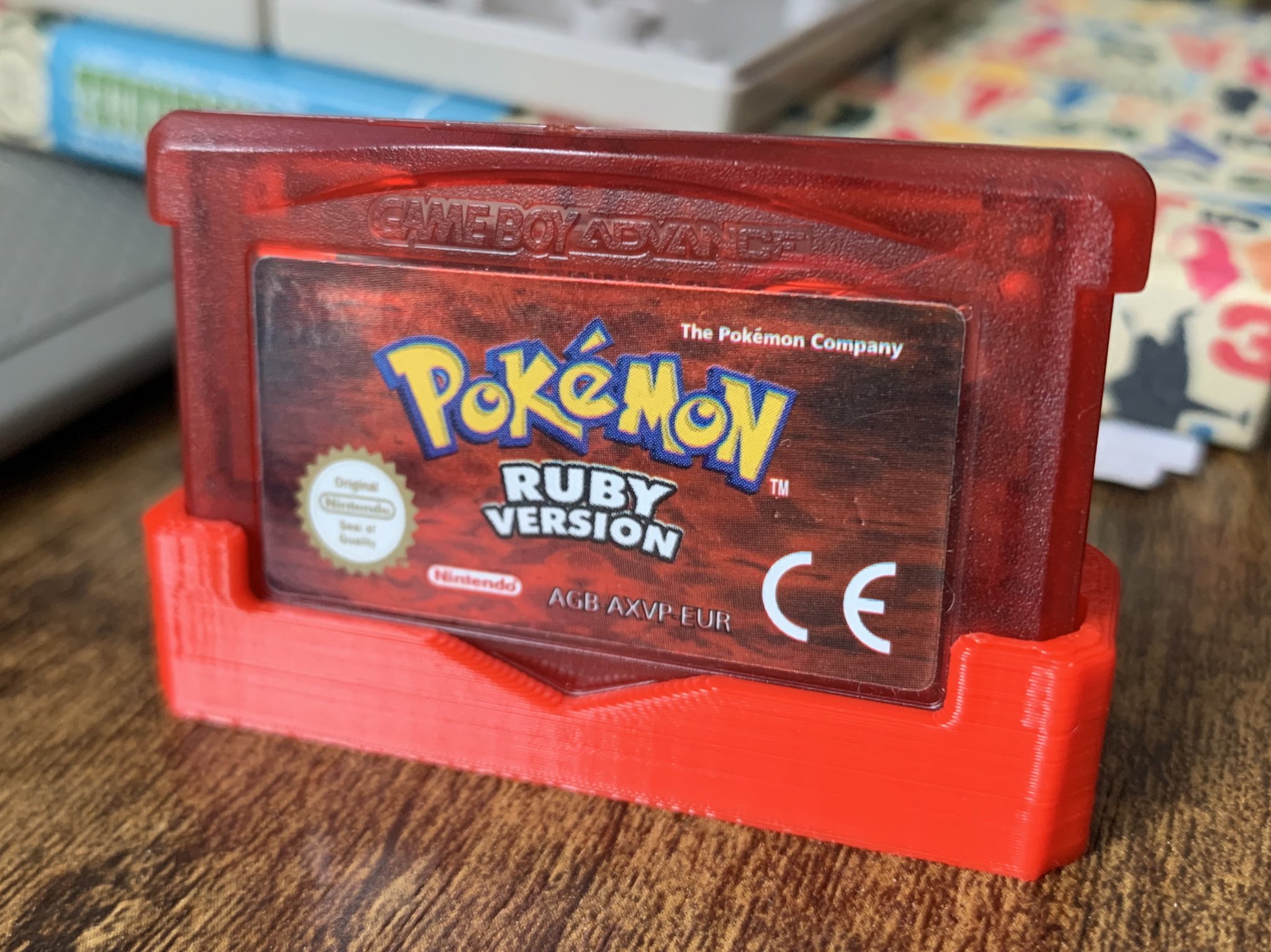 GameBoy (+Advance) cartridge display stand (minimal design) by ...