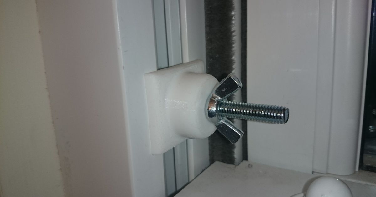 Window Helper or Try to Keep It Open by Ricardo | Download free STL ...