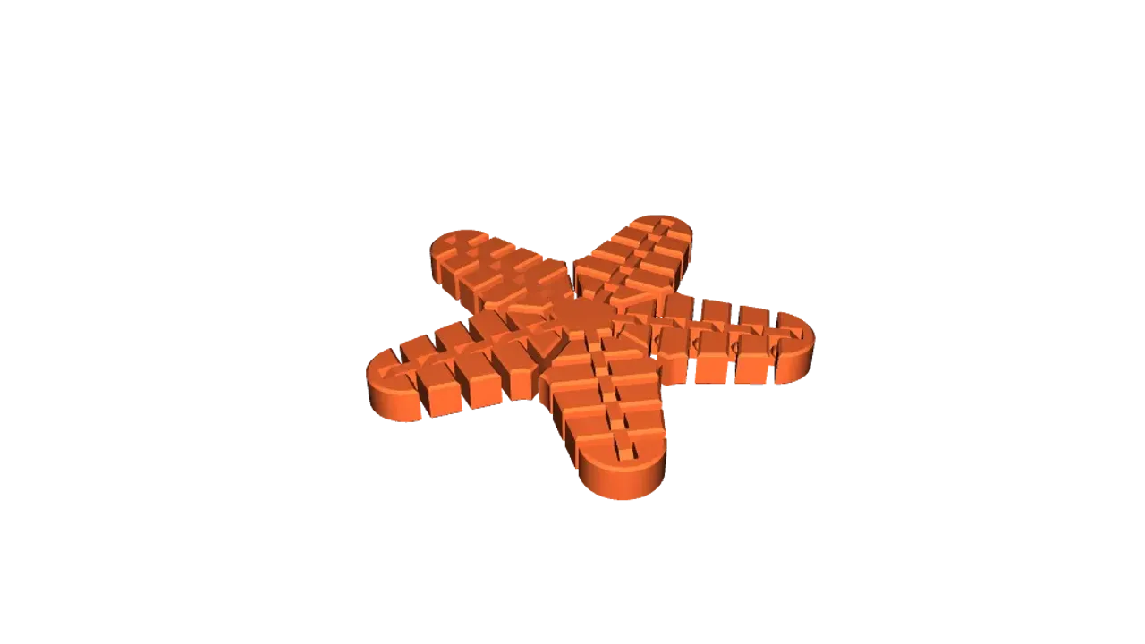 Flexi Starfish by Stone Pestle | Download free STL model | Printables.com