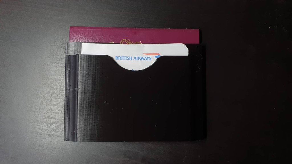 Passport Holder V2 (With Boarding Pass Slot) by ByteSlinger | Download ...