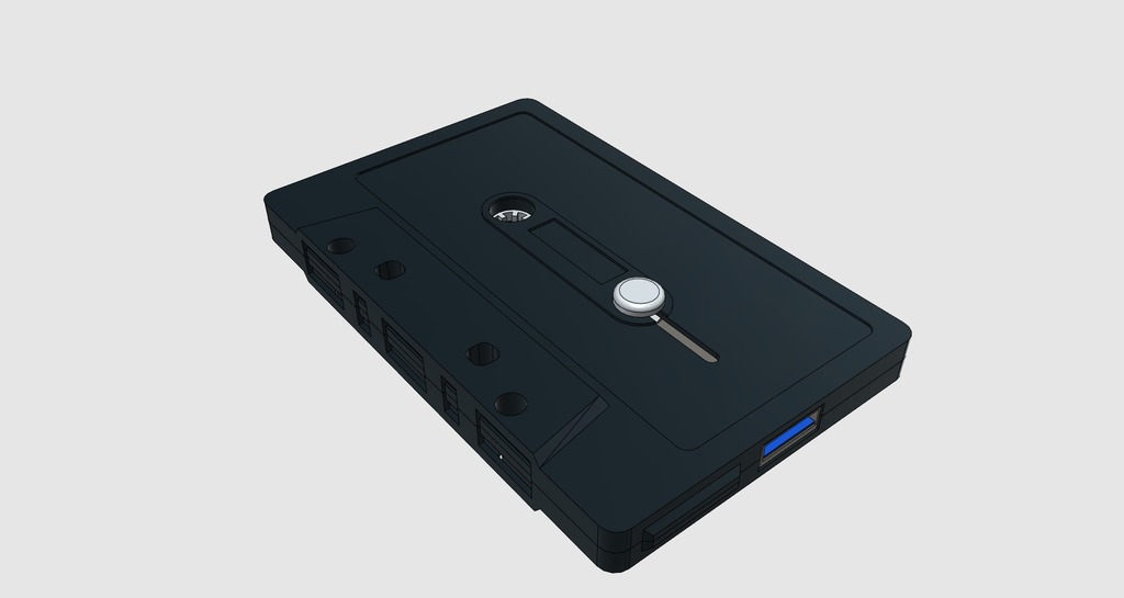 Cassette Tape USB Mixtape by ByteSlinger | Download free STL model ...